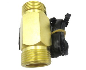 Buy G1/2 Water Flow Sensor Hall Flowmeter With Temperature Detection ...