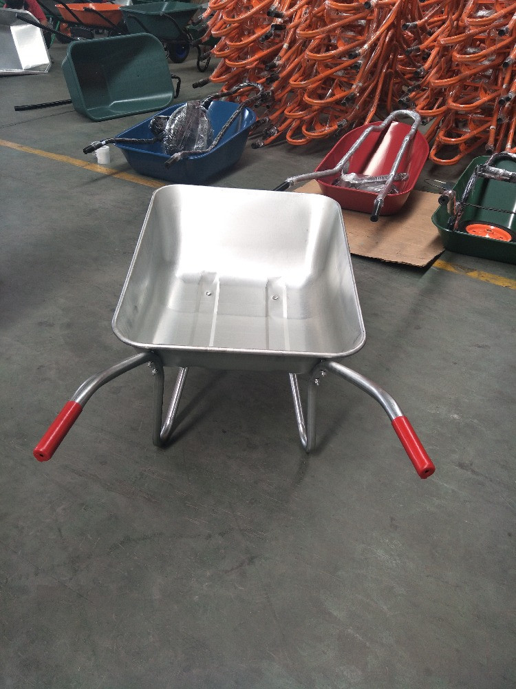 Buy Galvanised Construction Wheelbarrow 65l Farm Tools Wheel Barrow ...