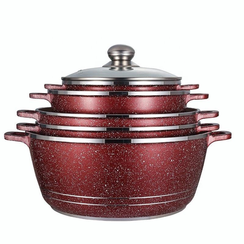 Buy Greblon Modern Royalty Line Die Casting Aluminum Kichen Ware Set ...