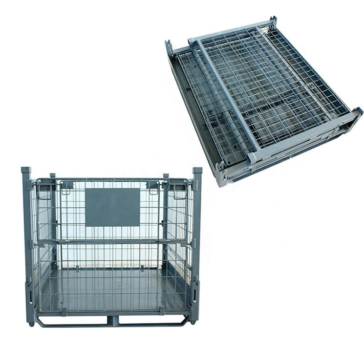 Buy High-performance Collapsible Stackable Steel Stillage Cage Pallet ...