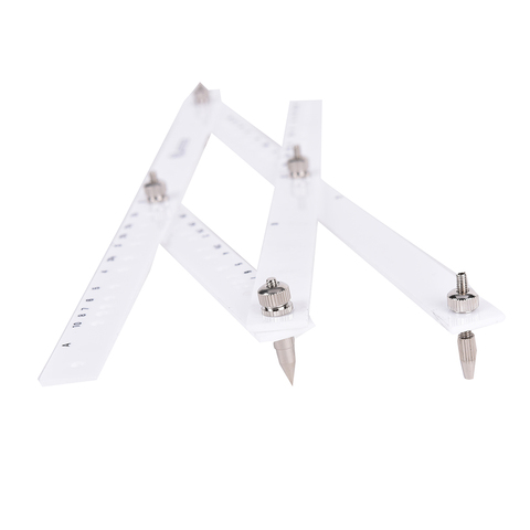 Buy Hot 34cm Scale Drawing Ruler Artist Pantograph Folding Measure ...