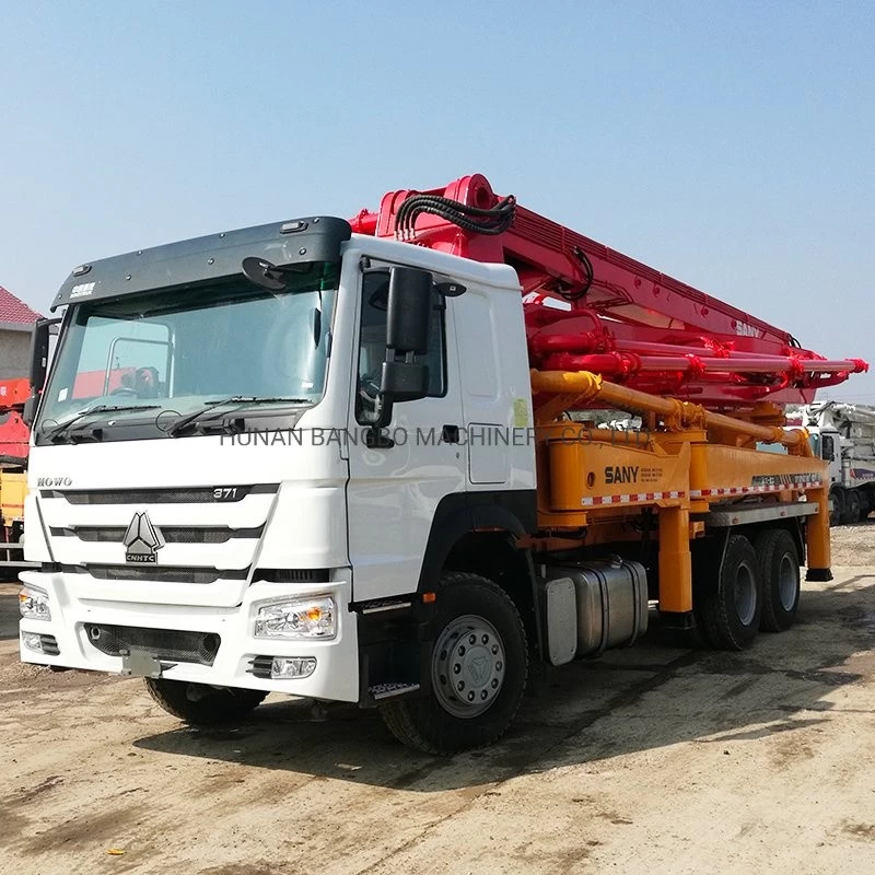 Buy Howo Concrete Boom Beton Pumper Machine Second Hand Truck Mounted ...