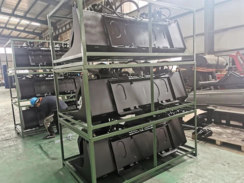 Buy Hydraulic Root Rake Wood Log Grass Grapples Bucket Skid Steer ...