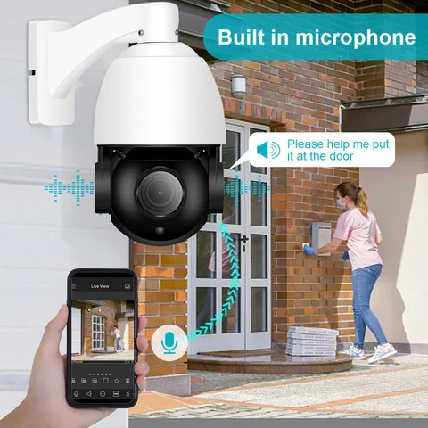 Buy Imx415 4k 8mp 5mp 4mp 3mp 2mp Outdoor H265 Poe Ip Ptz Camera Speed ...