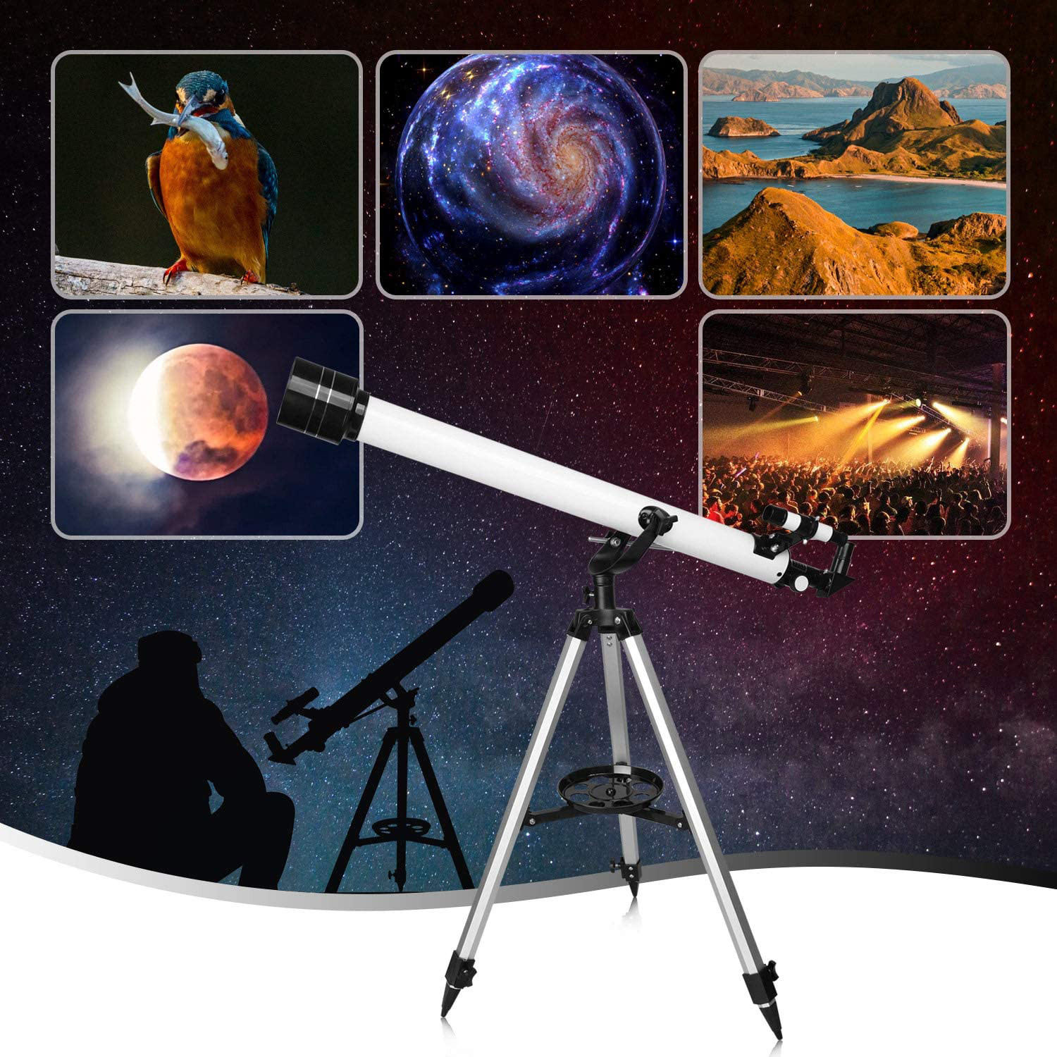 Buy Inre90060 60mm Aperture Equatorial High Definition Optical ...