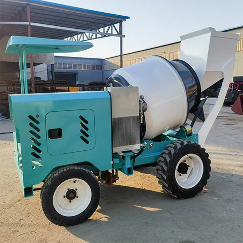 Buy Laizhou Mobile Mini Small Self-loading Concrete Mixer Truck 0.5m3 ...