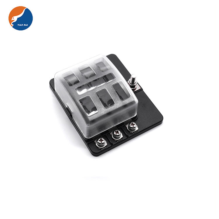 Buy Led Indicator Electrical Auto Fuse Holder Blade Fuse Box Holder ...