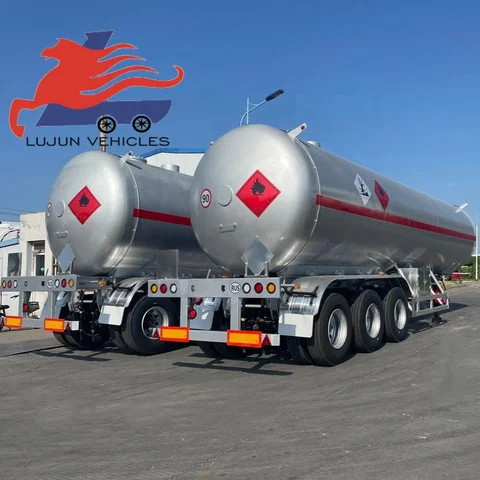 Buy Lujun Factory Oil Tanker Diesel Capacity Liquid Fuel Tanker Semi ...