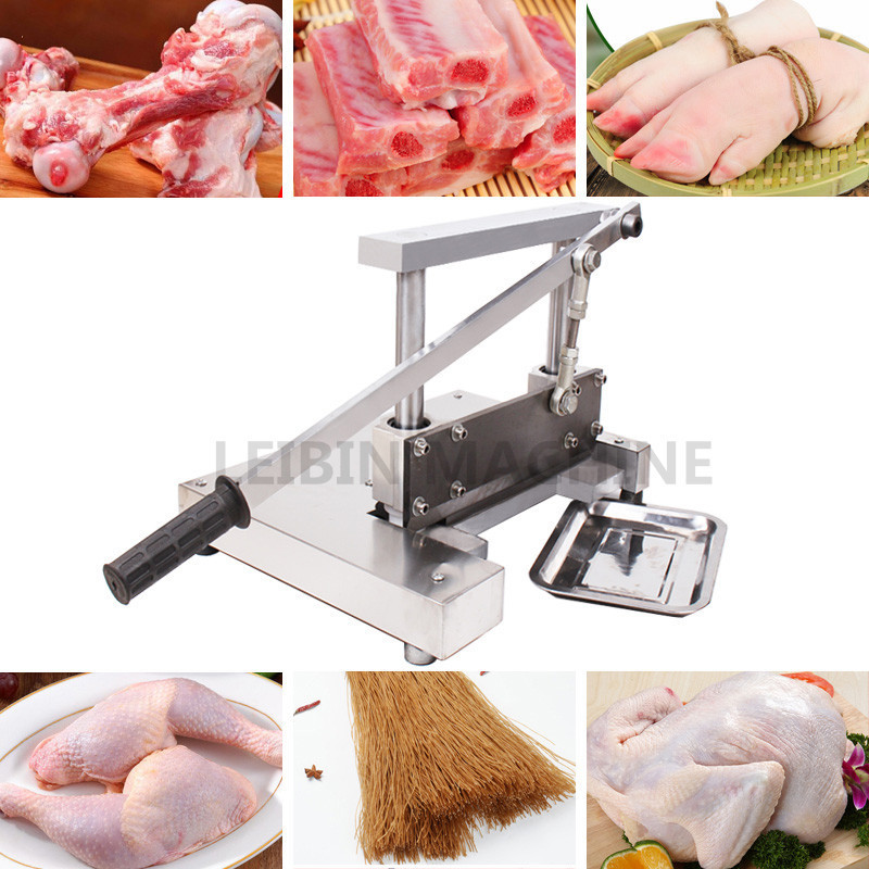 Buy Manual Frozen Fish, Meat Bone Cutting Machine from Xingtai Leibin ...