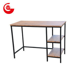Buy Mdf Board Office Desktop Computer Desk With Bookshelf from Ocean ...