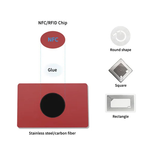 Buy Metal Nfc Cards Rfid Nfc Ntag 216 Chip Ntag Laser Engraved 216 ...