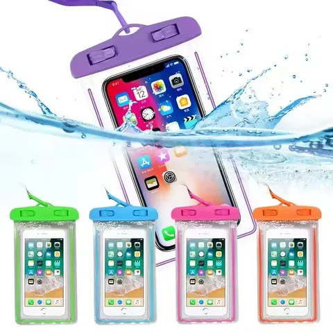 Buy Mobile Phone Bag Cover Waterproof Cell Phone Pouch Pack Bathroom ...