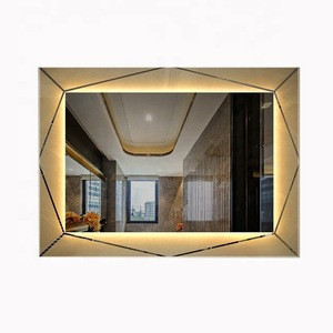 Buy New Touch Screen Wall Mounted Lighted Vanity Silver Ip44 Frameless ...