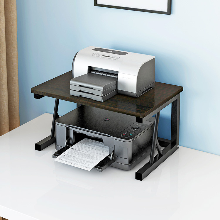 Buy Office Desktop Printer Rack Save Space Heighten Storage Desk Shelf ...