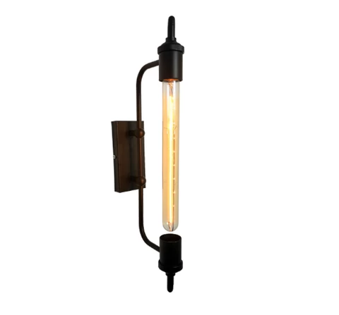 Buy Outdoor Long Strip Edison Bulb Led Wall Sconce Medieval With Power ...