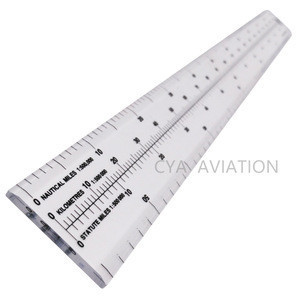 Buy Plastic Pilot Scale Ruler 16 Inch Nautical Miles Long Ruler For ...