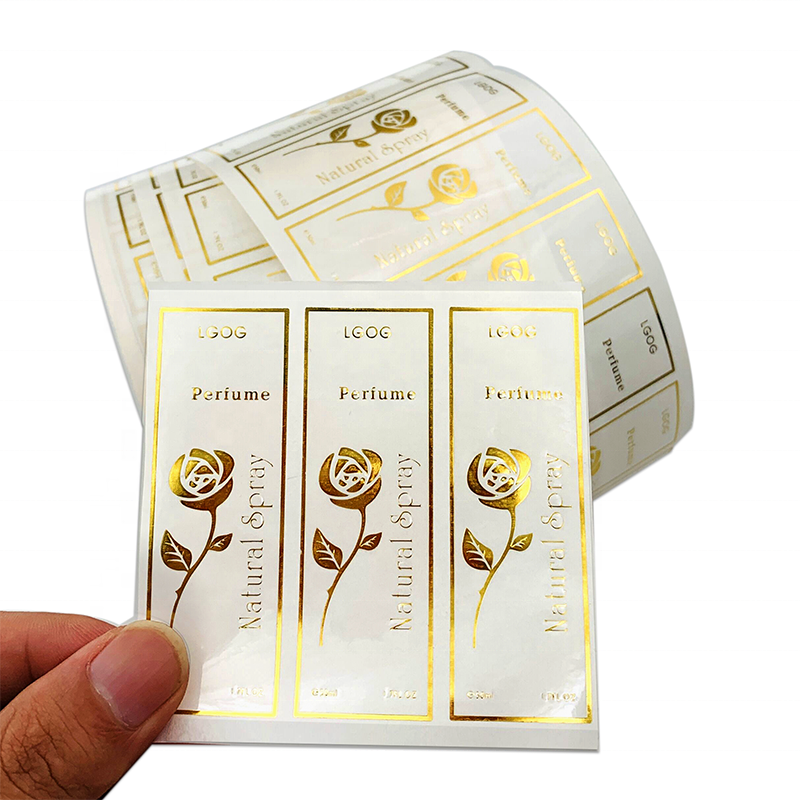 Buy Round Clear Transparent Logo Plastic Vinyl Stickers Label Printing ...