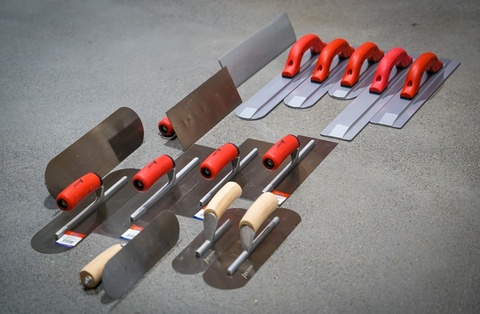 Buy Round End Square End Carbon Steel Plastering Trowel Stucco Trowels ...