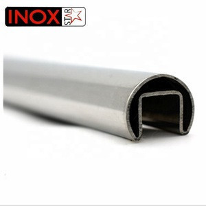 Buy Slotted Round Tube For Top Capping Rail System Round Slot Rail ...