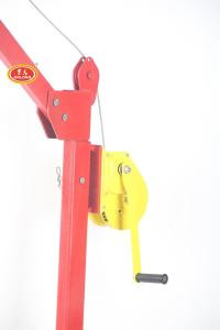Buy Small Portable 200kg 500kg Hand Operated Folding Mini Arm Crane ...