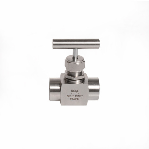 Buy Stainless Steel Female Thread Needle Valve/ Integral Forged Needle ...