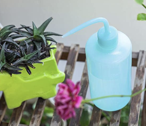 Buy Succulent Watering Bottle 500ml Blue Water Squirt Irrigation Bottle ...