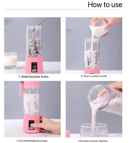 Buy The New Mini Usb Portable Juicer Cup Is A Portable Wireless ...