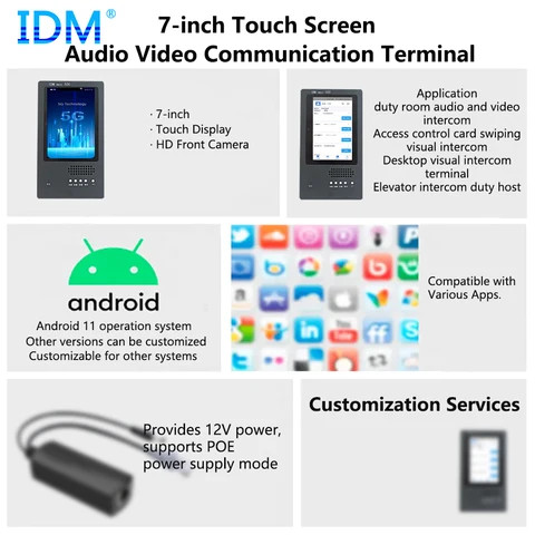 Buy Touch Screen Audio Video Communication Terminal Touch All-in-one ...