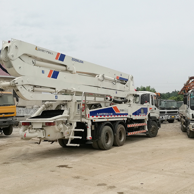 Buy Zoomlion 37m X Leg 265kw Boom Pressure Concrete Pump Truck Mounted ...