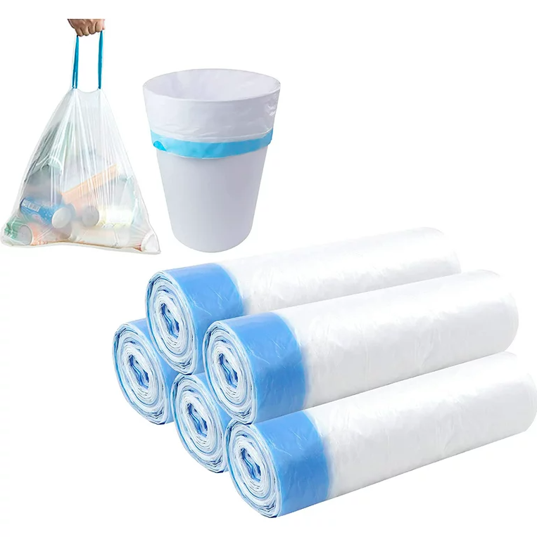 Buy Custom Eco-friendly Drawstring Refuse Bags Heavy Duty Refuse Sacks ...