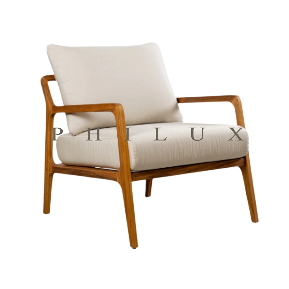 Buy Philux Palma Armchair Elegant Solid Wood Accent Chair With ...