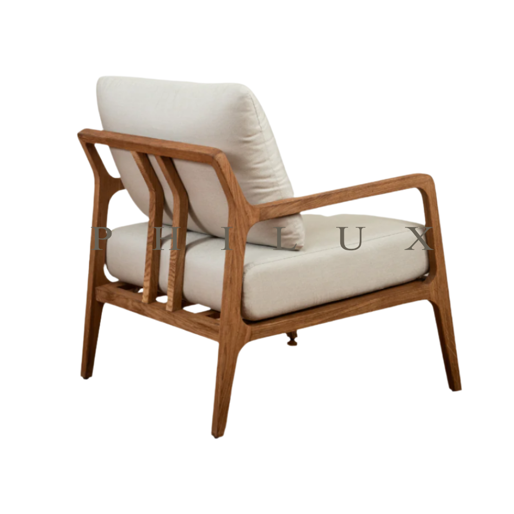 Buy Philux Palma Armchair Elegant Solid Wood Accent Chair With ...