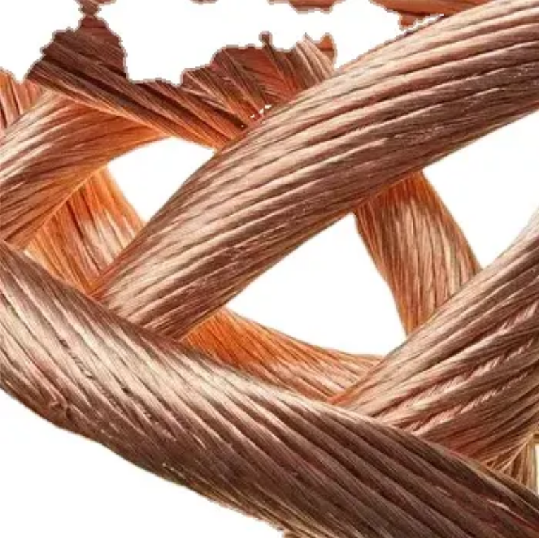 Buy Flexible Braided Copper Stranded Wire Bare Copper Wire Tinned ...