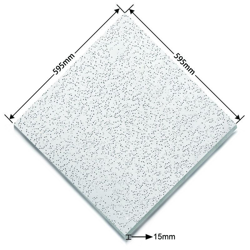 Buy Suspended Ceiling Tiles Acoustic Mineral Fiber White Square High ...