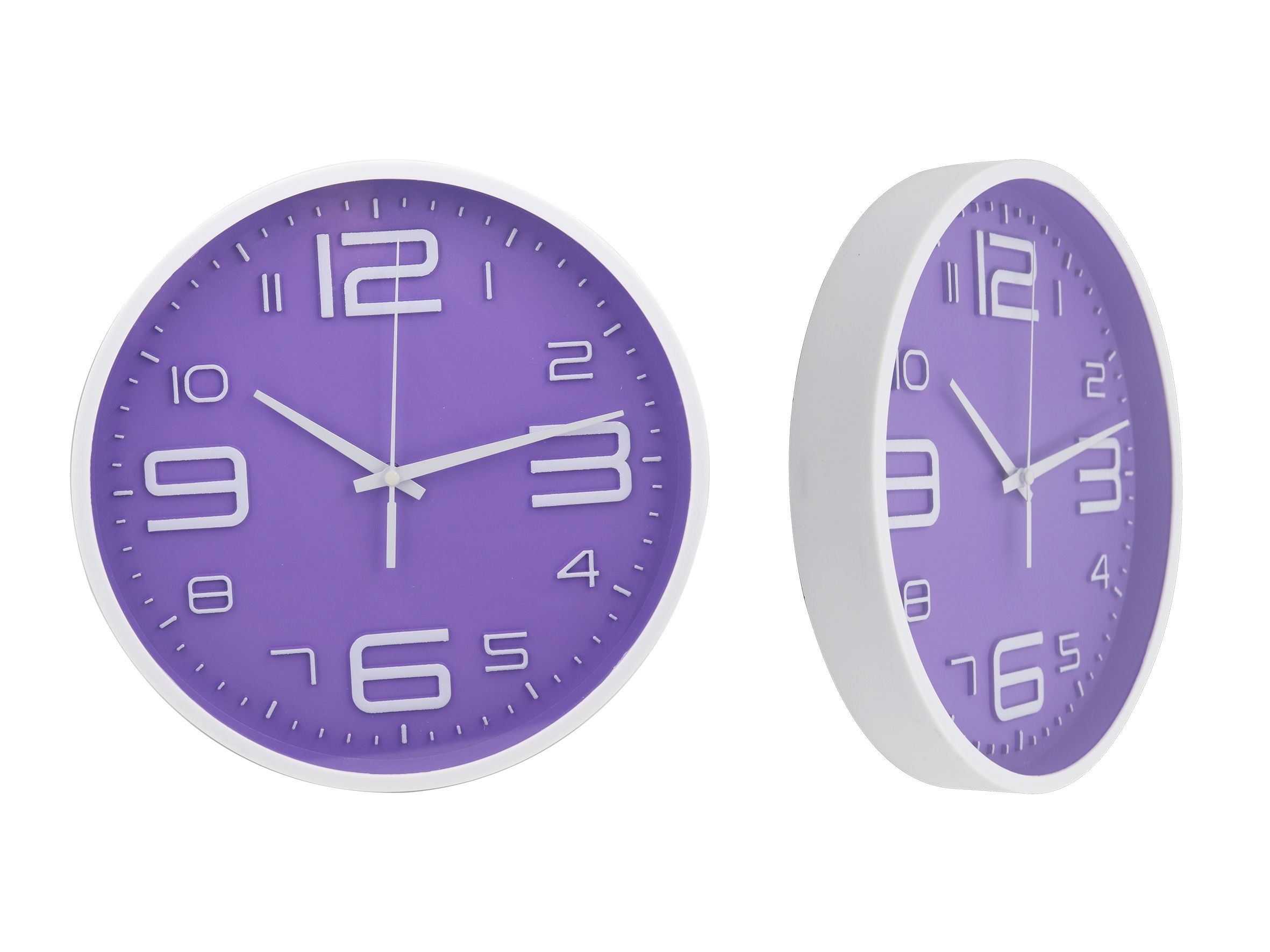 Buy Plastic Wall Clock 10 Inch Battery Operated Decorative Clocks157 ...