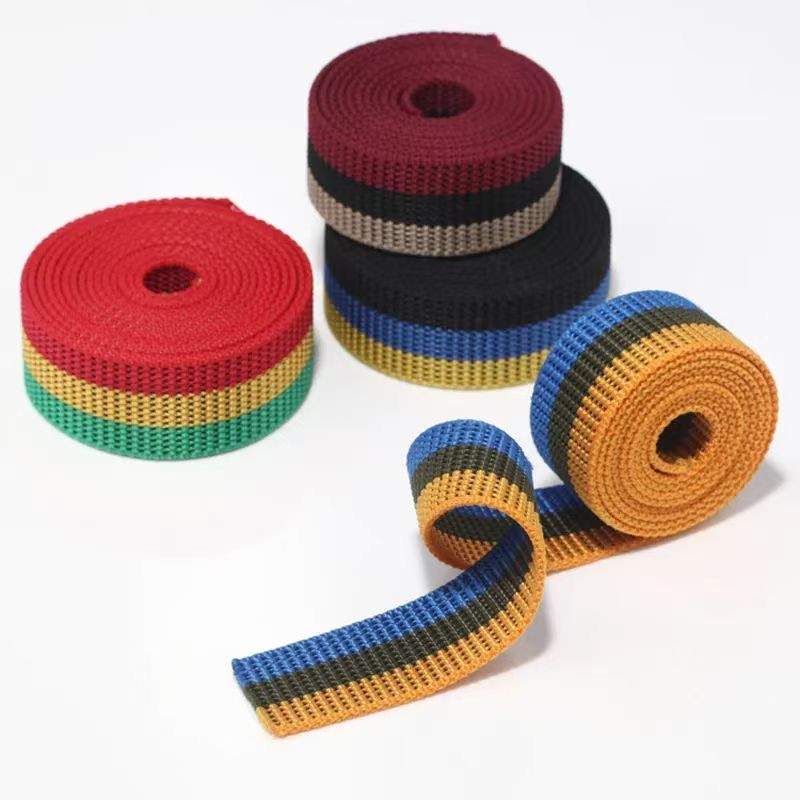 Buy Three Colors Multicolor Pp Webbing Colors Pp Webbing from Ningbo DH ...