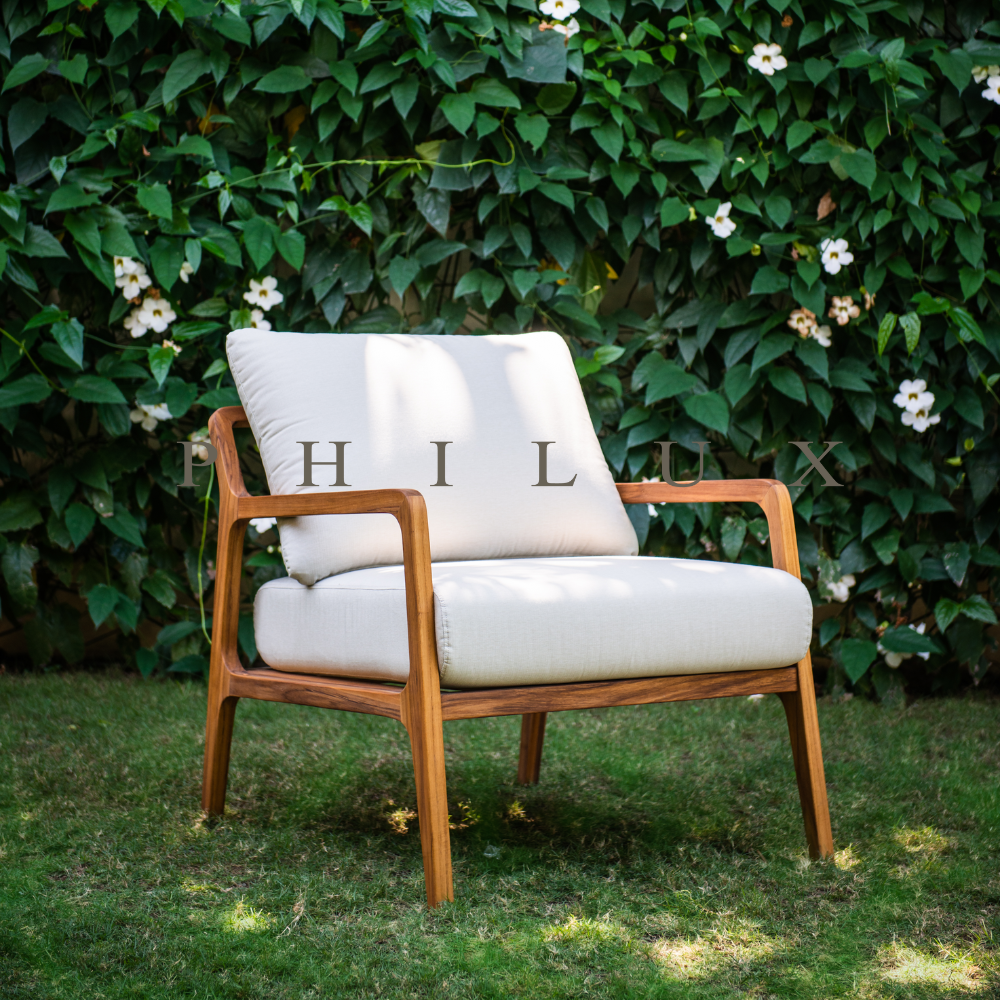 Buy Philux Palma Armchair Elegant Solid Wood Accent Chair With ...