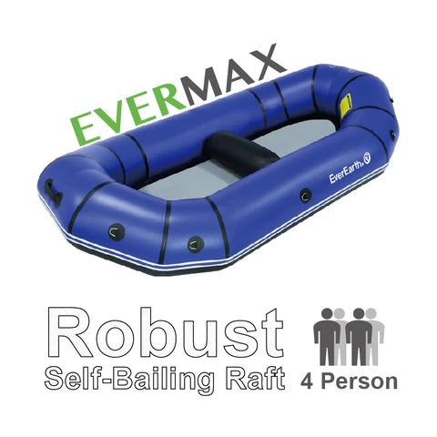Buy 2022 New Robust 4 Person Self-bailing Raft Rafting Boat River ...