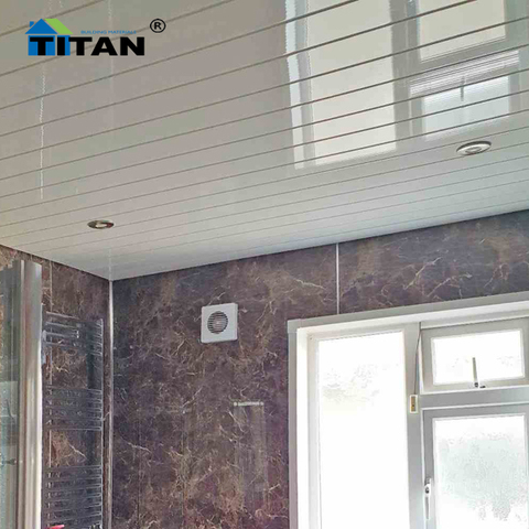 Buy 3.4kg/m2 Weight Ghana Plastic T&g Pvc Ceiling Panel from Guangzhou ...