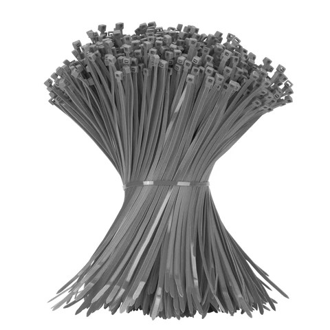 Buy 4.8*300mm Grey Self-locking Cable Tie Nylon Zip Tie Wire Wrap from ...
