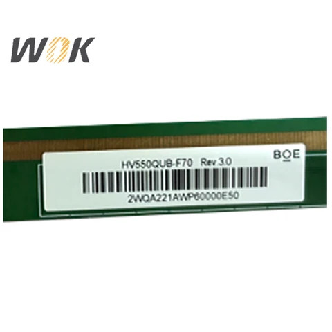 Buy 55 Inch Tv Lcd Screen Open Cell Hv550qub-f7d Replacement Display ...