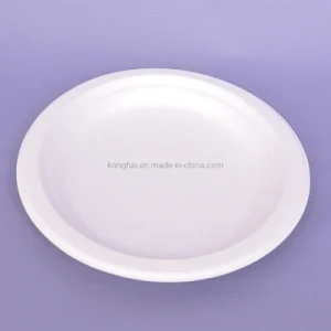 Buy 6" Party Plate Biodegradable Disposable Sugarcane Bagasse Pulp Food ...