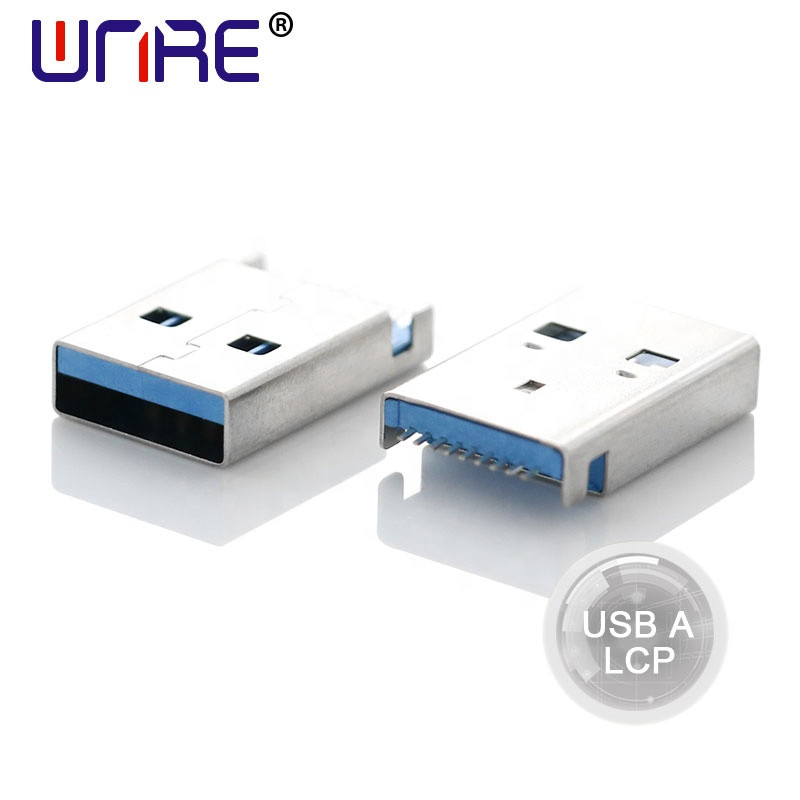 Buy A Type Usb Connector Lcp Plastic With Iron Shell Male Usb Connector ...
