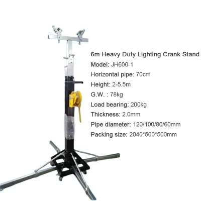 Buy Adjustable Height Truss Lighting Speaker Hand Stand Crank Lift ...