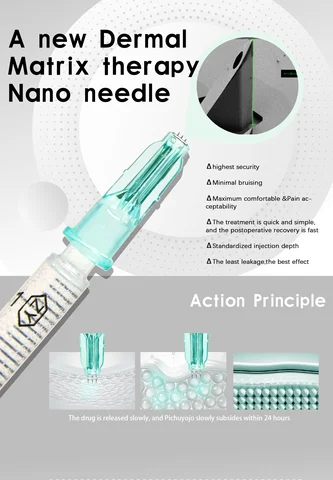 Buy Aesthetic Injection Needle 3 Pin Nano Needles 34g 0.55mm ...