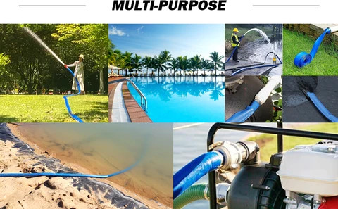 Buy Agricultural System Layflat Main Water Pipe Pe Hdpe Lay Flat Hose ...