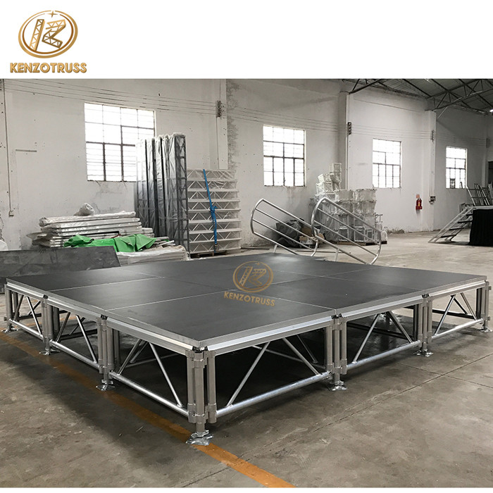 Buy Aluminum Structure Lightweight Stage Portable Mobile Stage from ...