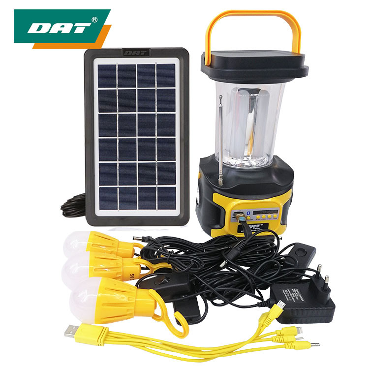 Buy At-9016b Dat Solar Lighting System With Bluetooth Solar Panel Power ...