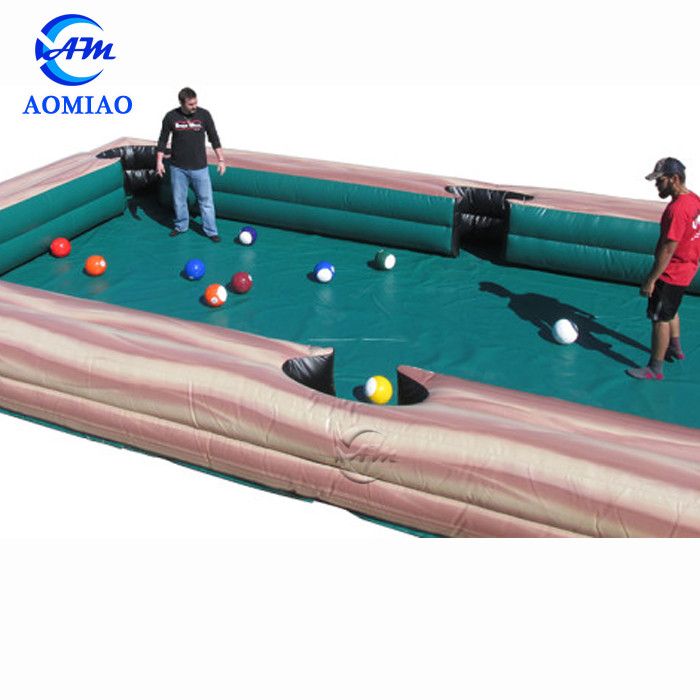 Buy Attractive Inflatable Snooker Ball Game Playground Soccer Pool ...