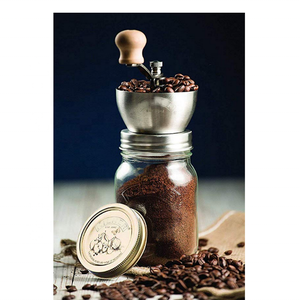 Buy Avertan Xuzhou Glass Mason Jar Container Manual Coffee Bean Grinder ...